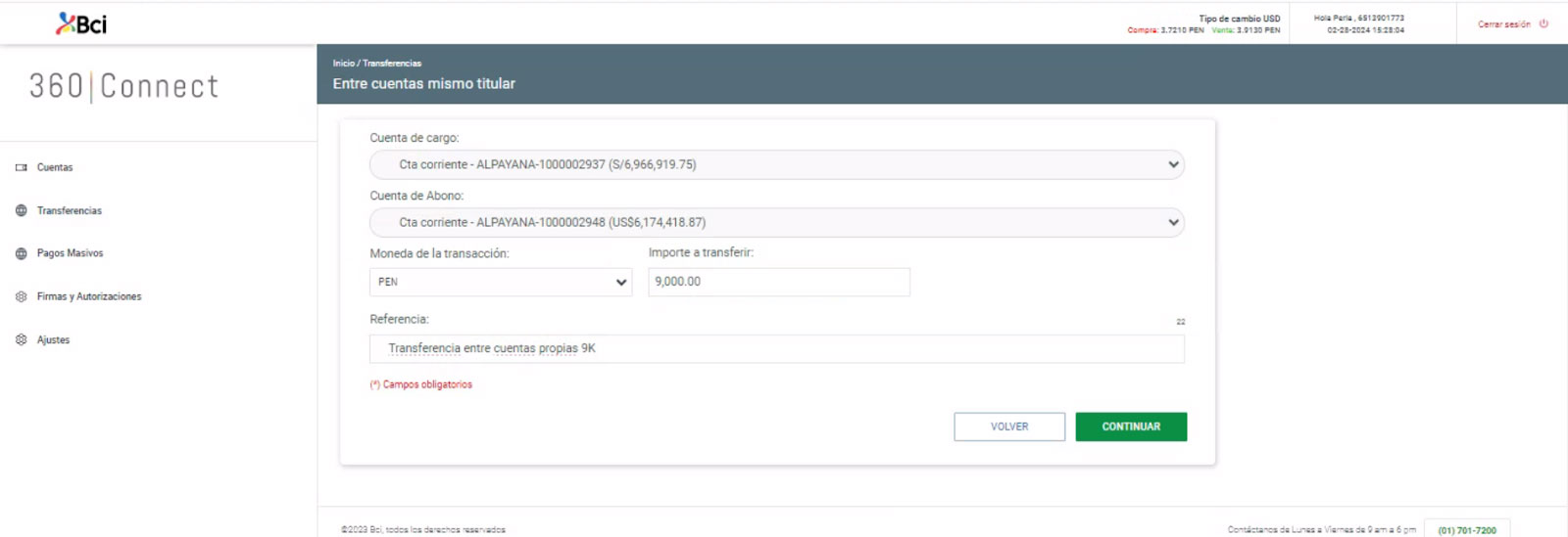 Pago Proveedores | Banco Bci Miami