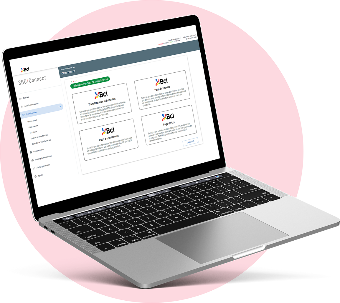 360 Connect la plataforma digital para tu empresa | Banco Bci Perú