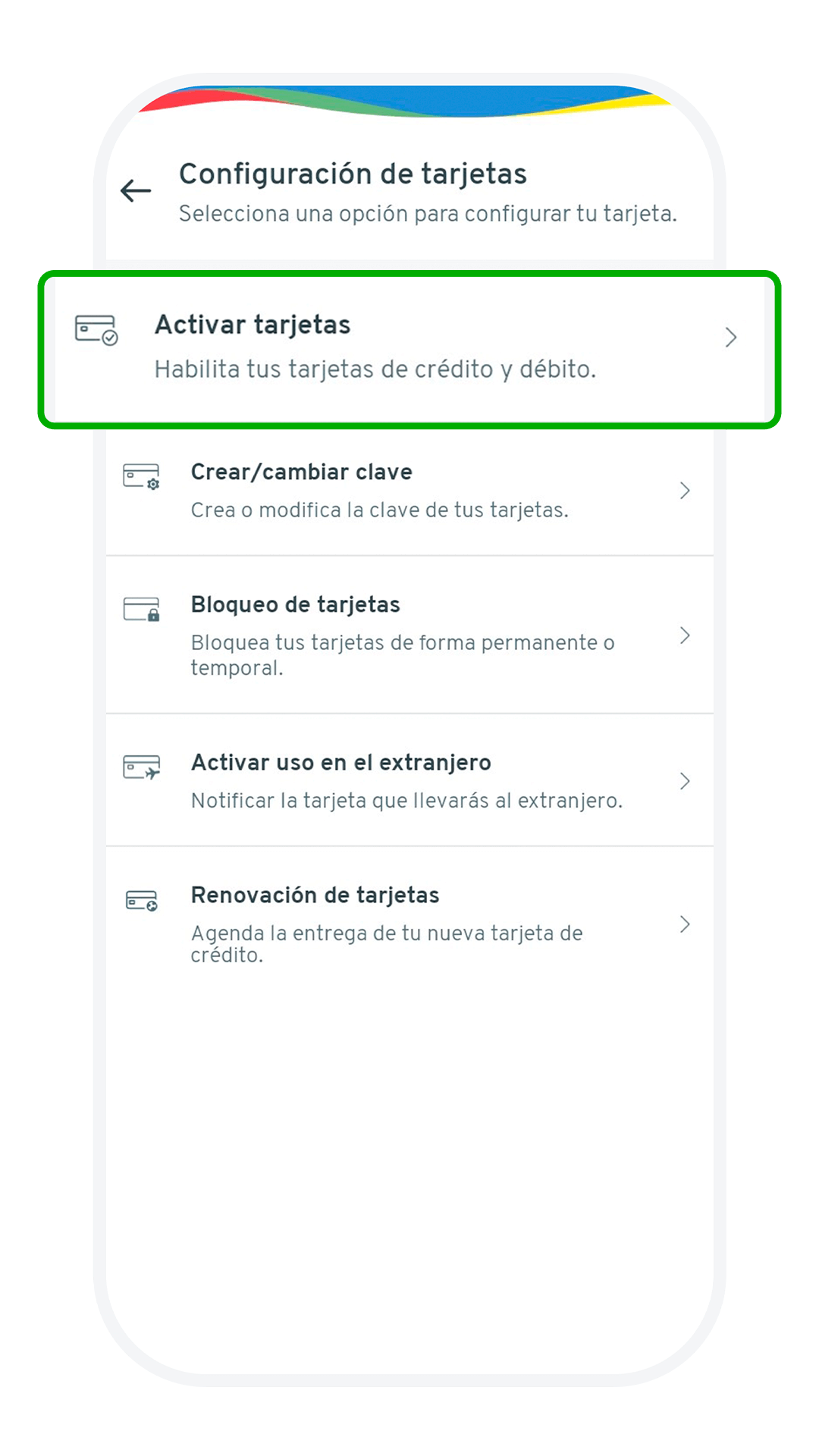 ¿Cómo activar tu Tarjeta de Débito desde la App Bci? | Banco Bci